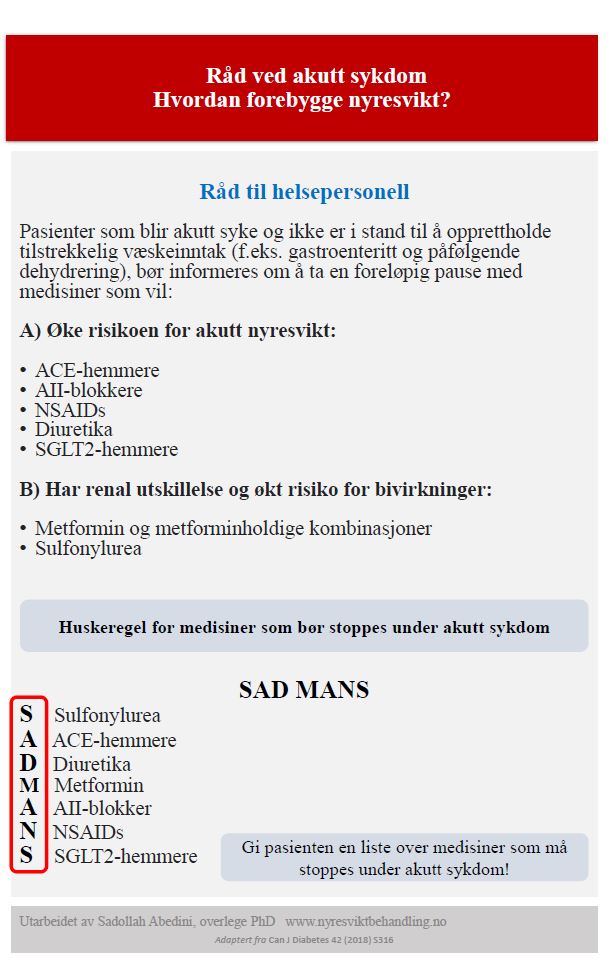 akutt nyresvikt ved akutt sykdom – nefrologiskveilede